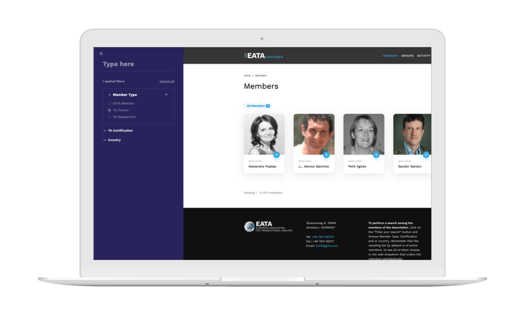 TA Researchers Database - EATA